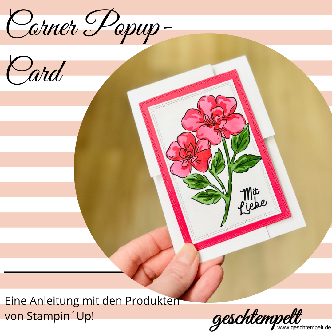 Corner Popup-Card – eine Anleitung mit den Produkten von Stampin´ Up ...